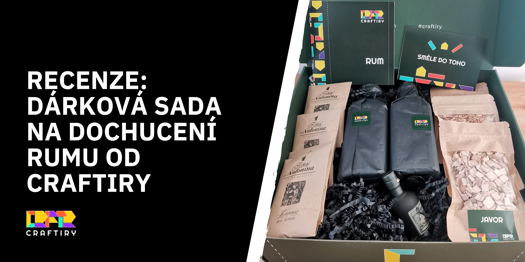 Recenze: Dárková sada na dochucení rumu od Craftiry - Rum recenze